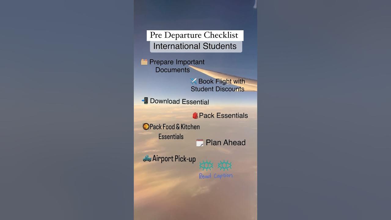 Pre-Departure Checklists & Hacks for International Students 🇬🇧 #uk # ...