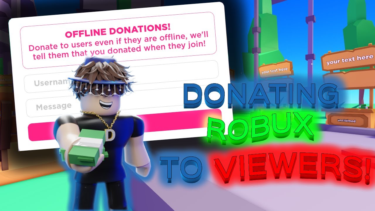 🔴PLS DONATE LIVE | GIVING AWAY ROBUX TO VIEWERS | (Robux Giveaway ...