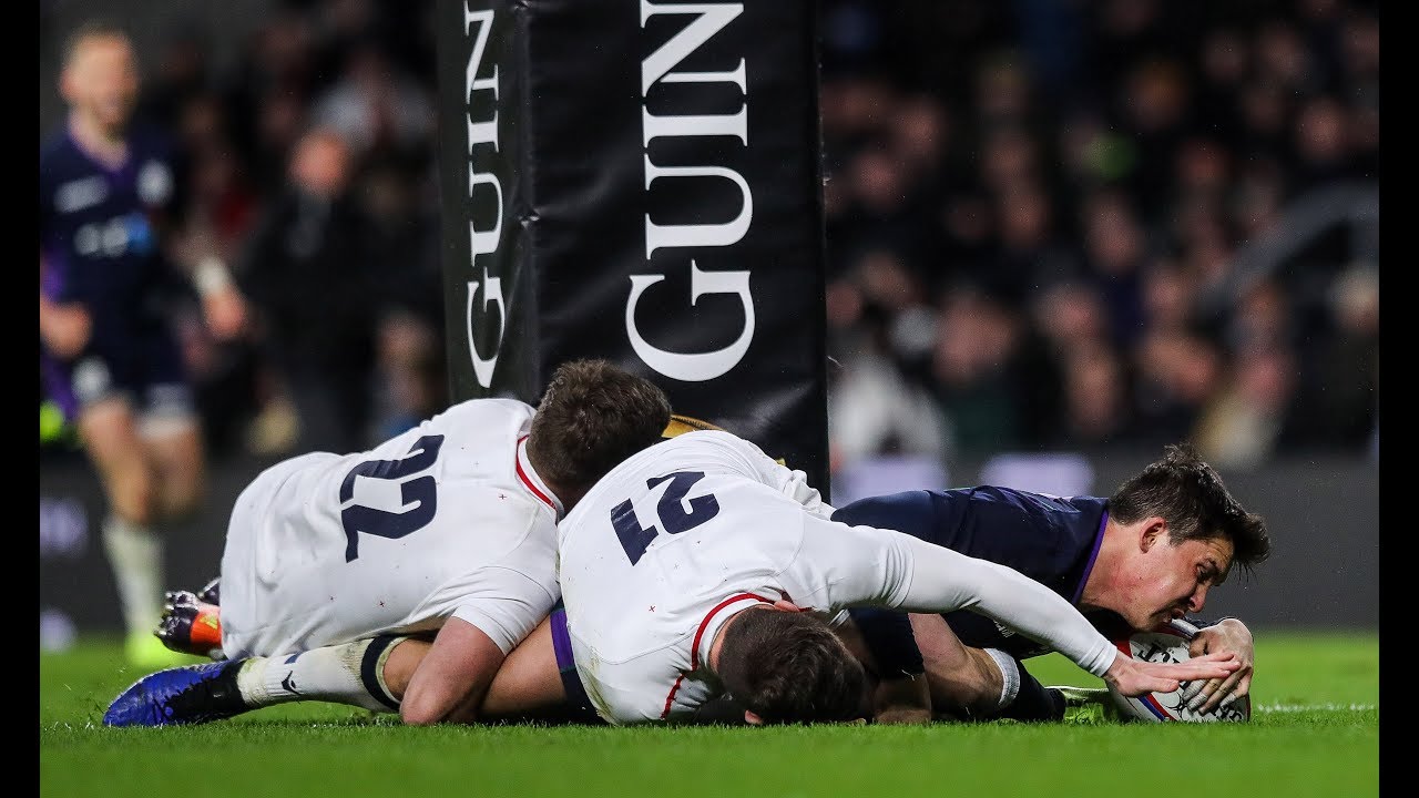 Sam Johnson scores world class try to put Scotland in front! | Guinness ...