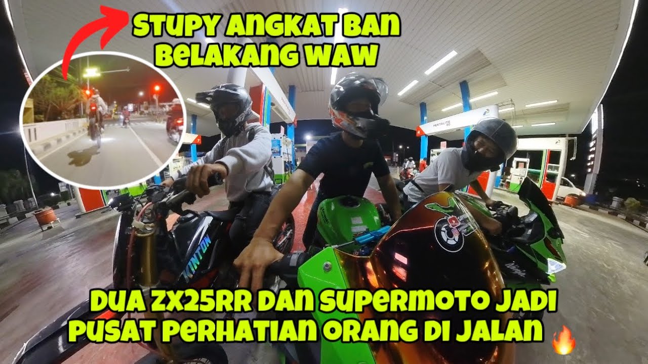 SUPERMOTO WHEELY DAN STUPY KREN BANGET COY 🔥.....NGONTEN BARENG || Indonesia Motovlog (230 ...