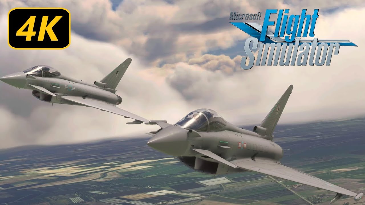 Microsoft Flight Simulator 2020 | EUROFIGHTER TYPHOON | FORMATION ...