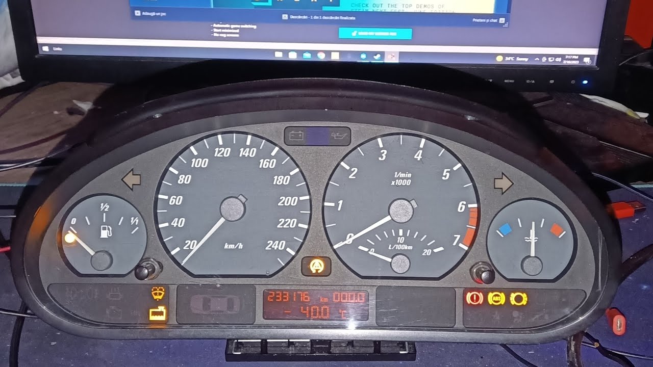 How To Make A E46 Cluster To Work On PC/Cum Să Faci Niște Ceasuri De ...