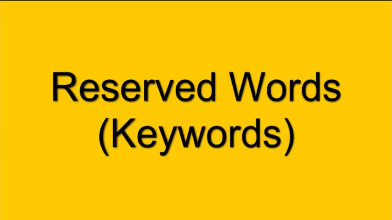 Reserved words in GW BASIC | Online free computer classes 10th gw basic ...