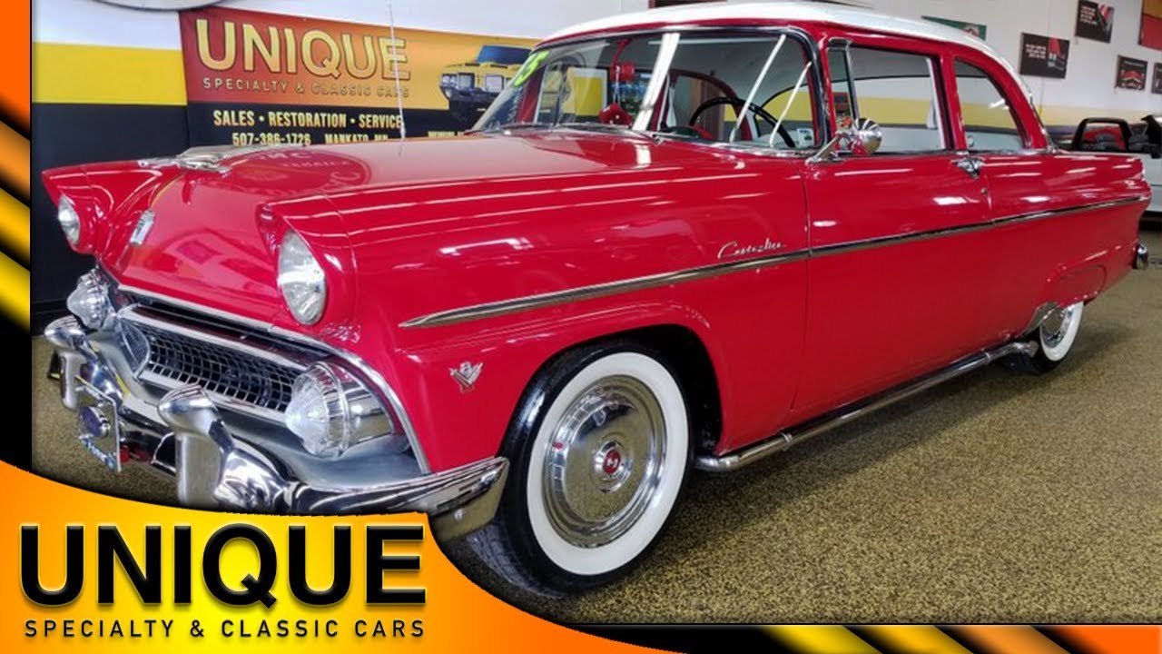 1955 Ford Customline 2dr | For Sale $26,900 - YouTube