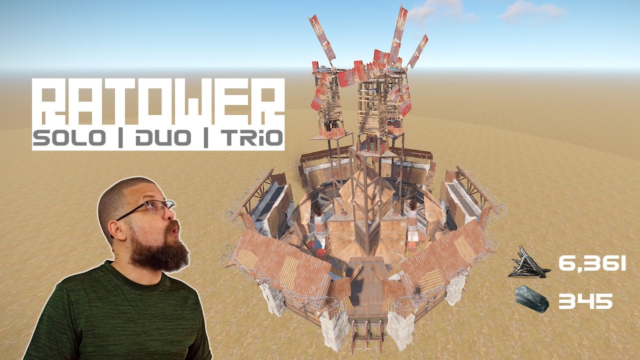 RATOWER SOLO/DUO/TRIO | TUTORIAL BASE DE RUST 2023 (GUIA COMPLETA ...