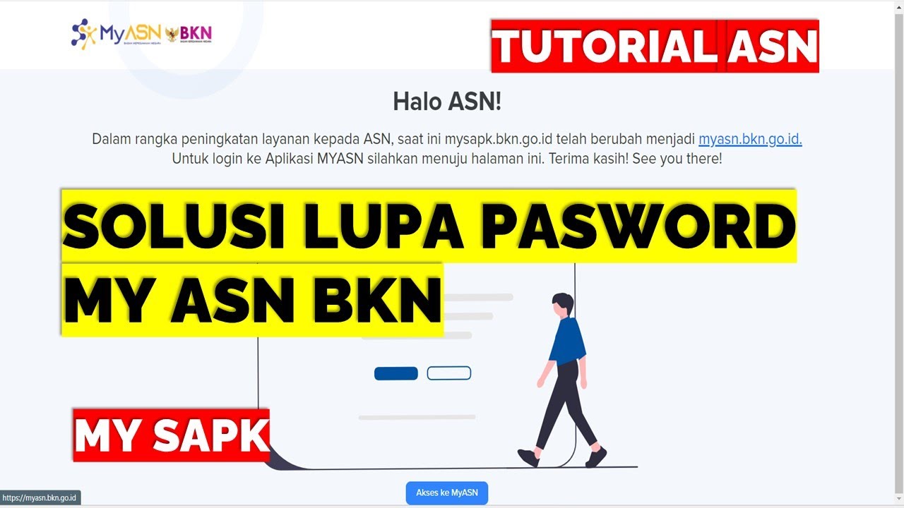 SOLUSI LUPA PASWORD MY ASN BKN - YouTube