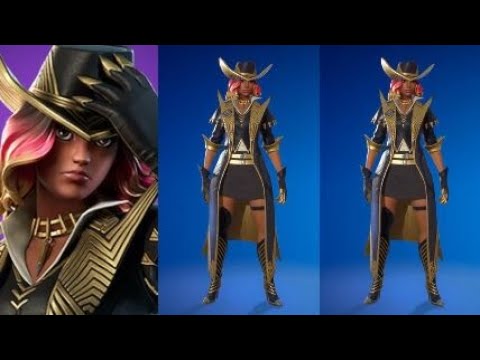 FORTNITE GUNSLINGER CALAMITY SKIN (Item Shop) - YouTube
