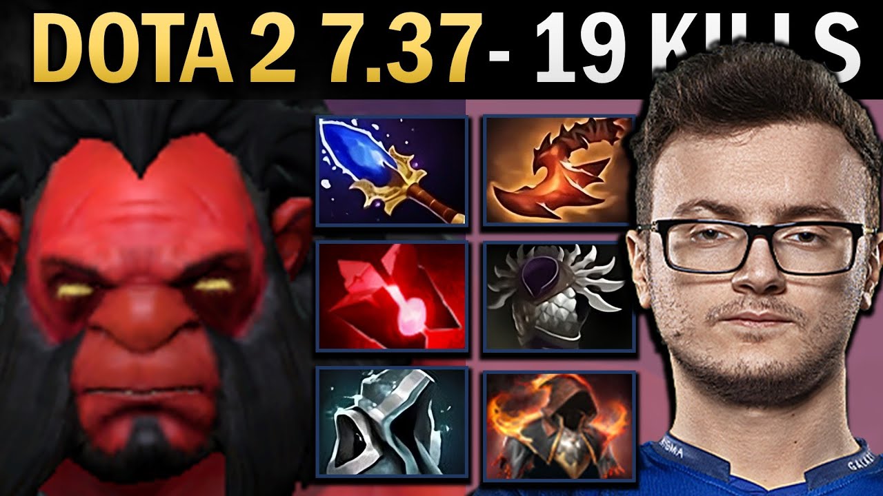 Axe Dota 7.37 Miracle with 19 Kills and Blademail - TI14 - YouTube