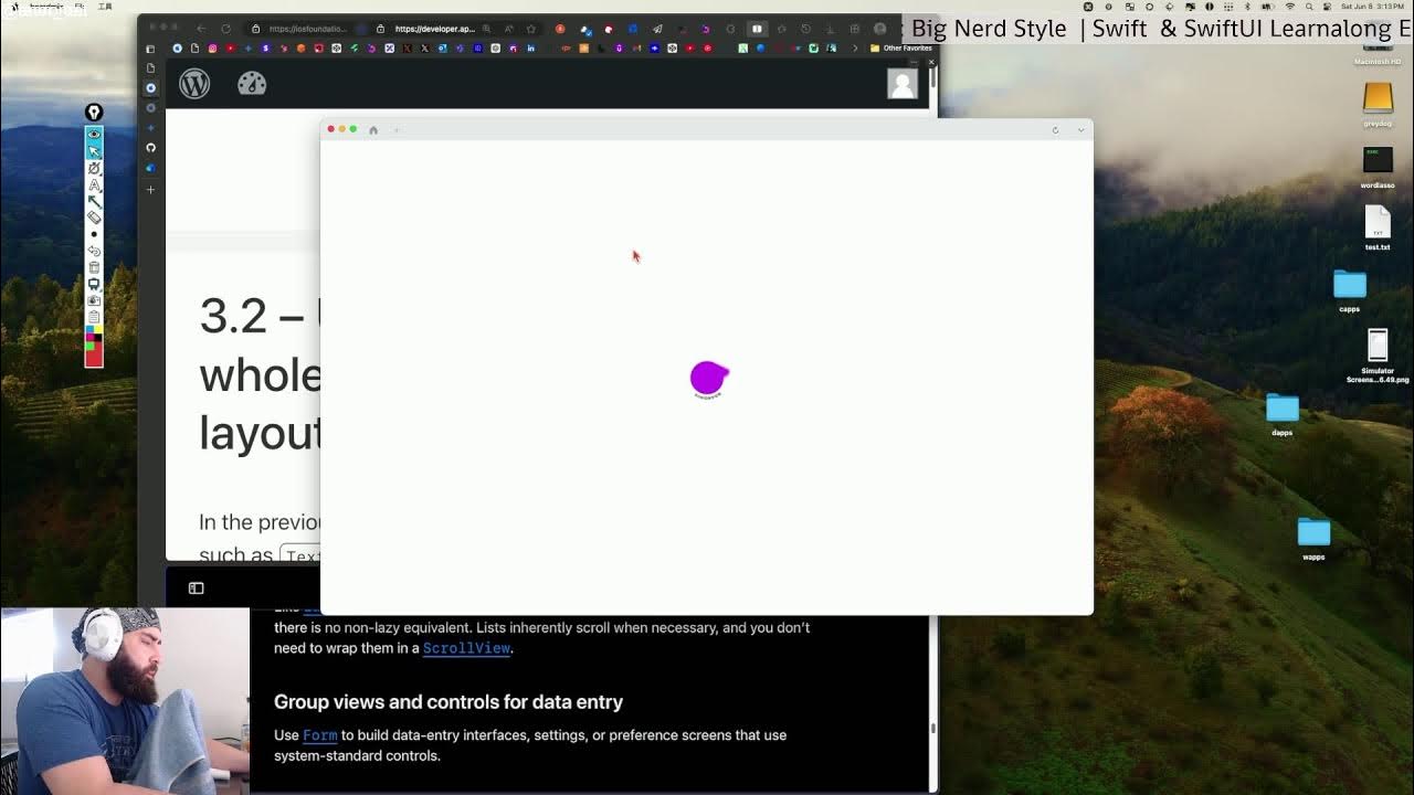 Swift & SwiftUI Learnalong Episode 48: Big Nerd Style - YouTube