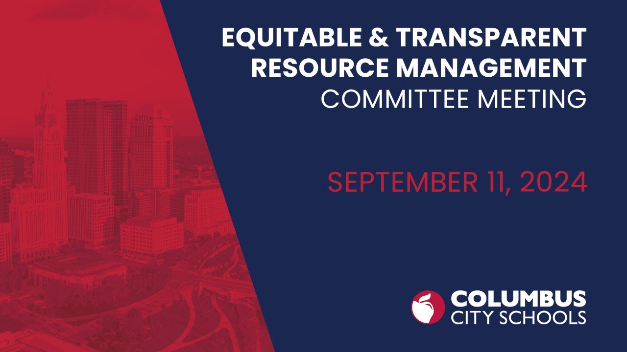 Equitable & Transparent Resource Management Committee - YouTube