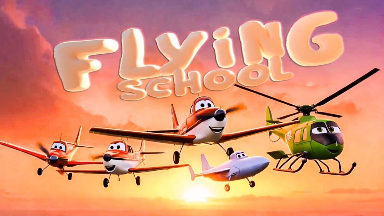 The Flying School | Animation & Cartoon for kids | 4K | Hi-Quality ...