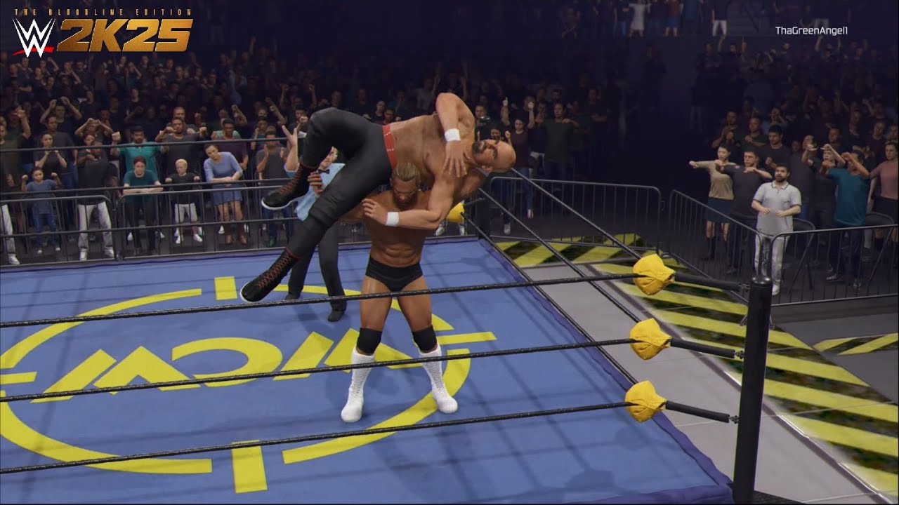 WWE 2K25 - Lex Luger vs. Ron Studd | WCW Saturday Night - YouTube