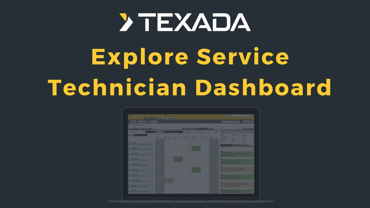 Learn the benefits of the Service Technician Dashboard - YouTube