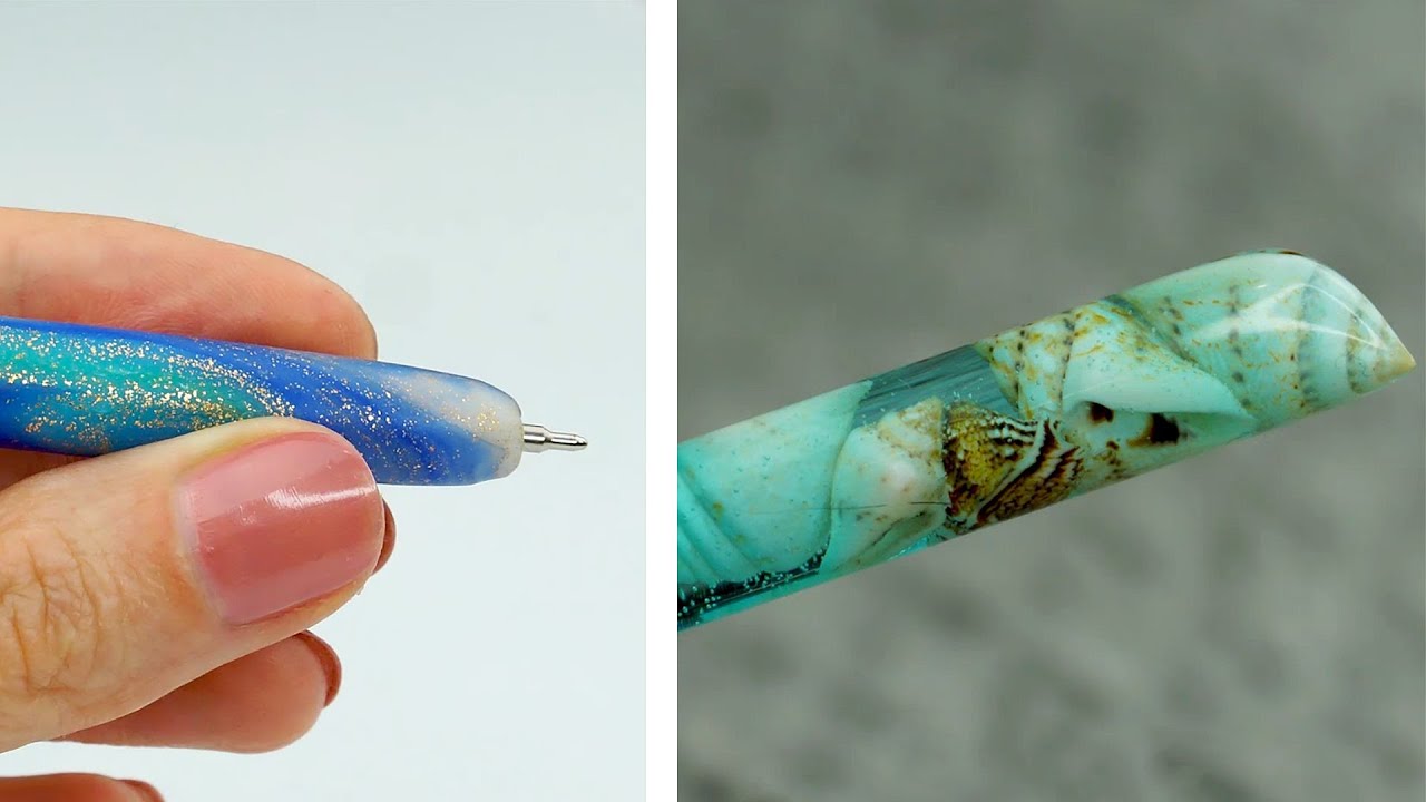 How to Create Beautiful Resin Pens - YouTube