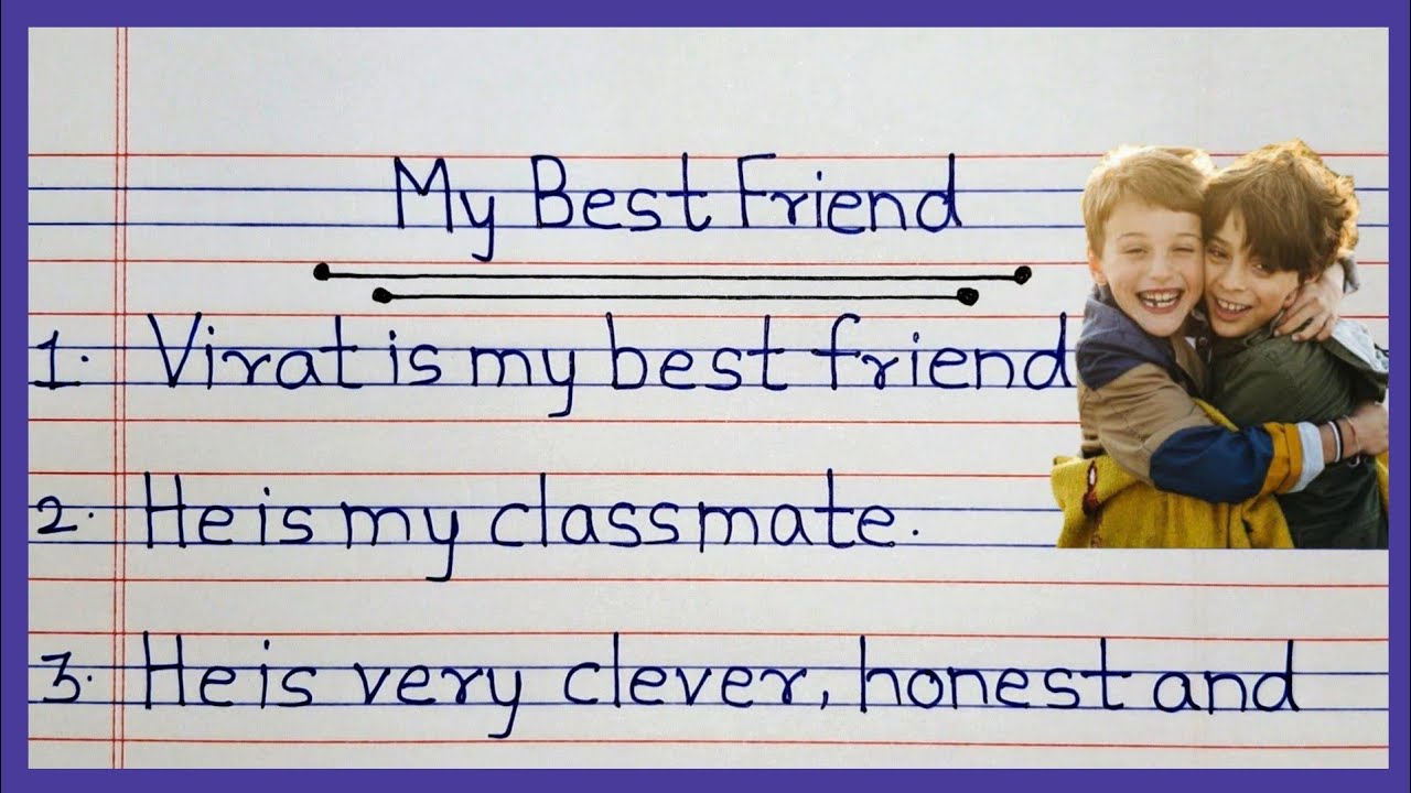 10 lines on My Best Friend in English | Essay on My Best Friend | Short ...