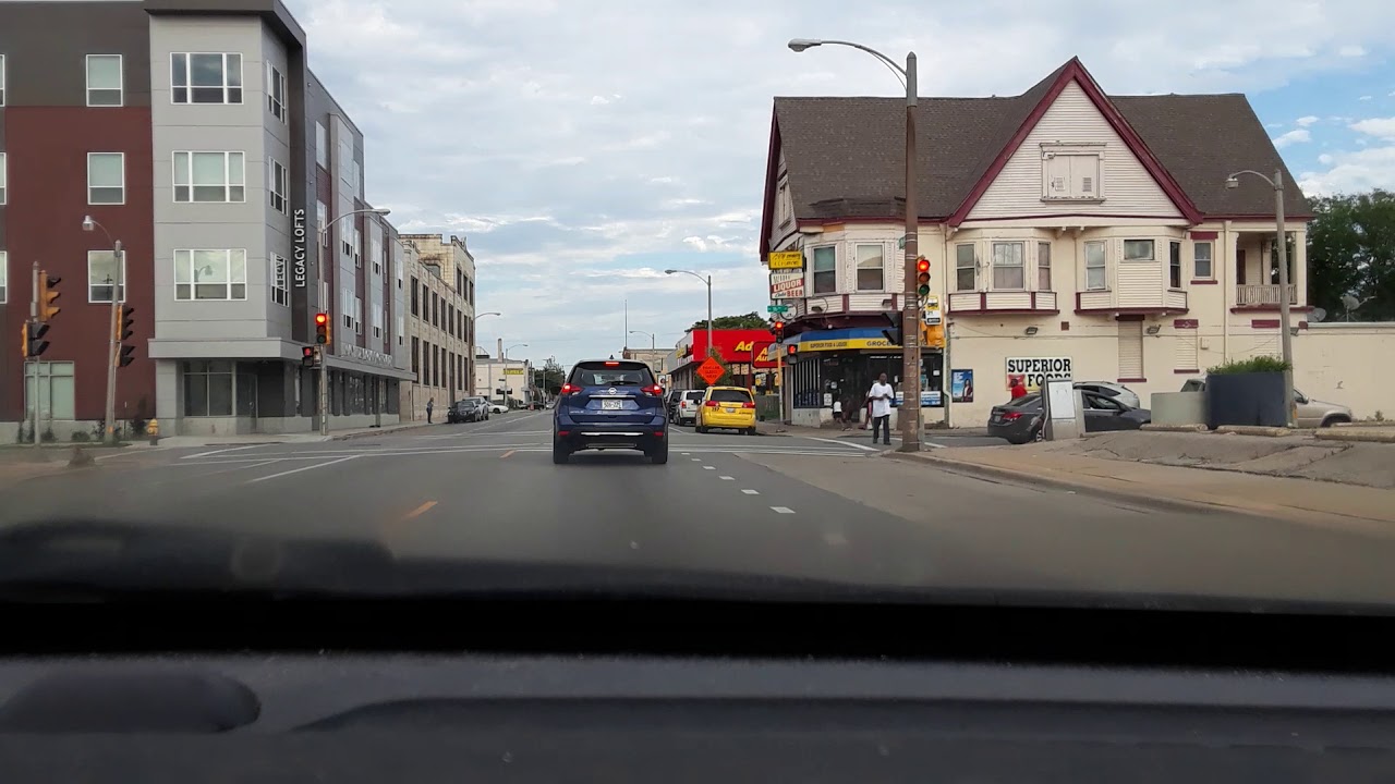 Milwaukee Wisconsin - North Avenue from 27th to MLK - Very Rough Inner ...