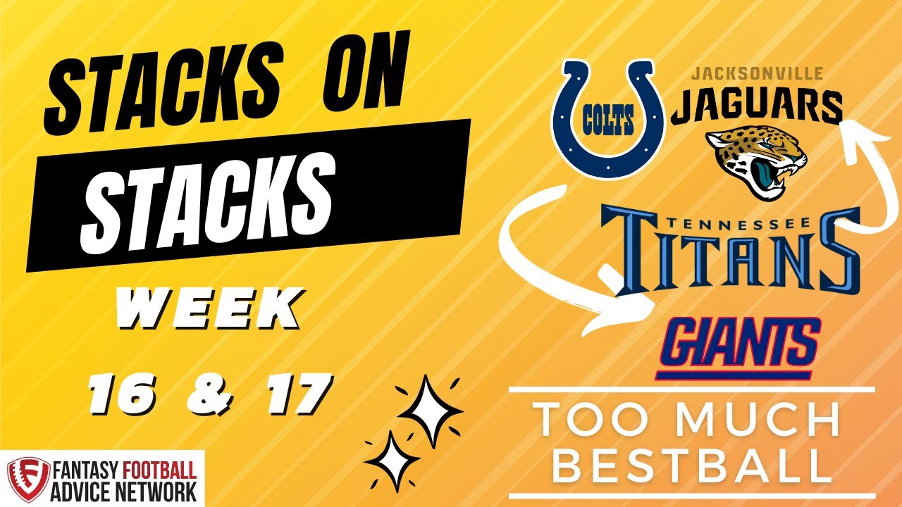 Super Stacks Best Ball: AFC South + Giants Breakdown - YouTube