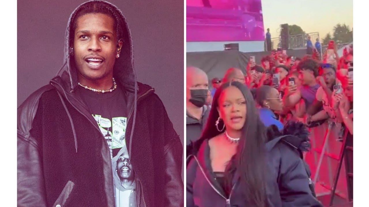 Asap Rocky Performs at the wireless concert in crystal Palace, Riri ...
