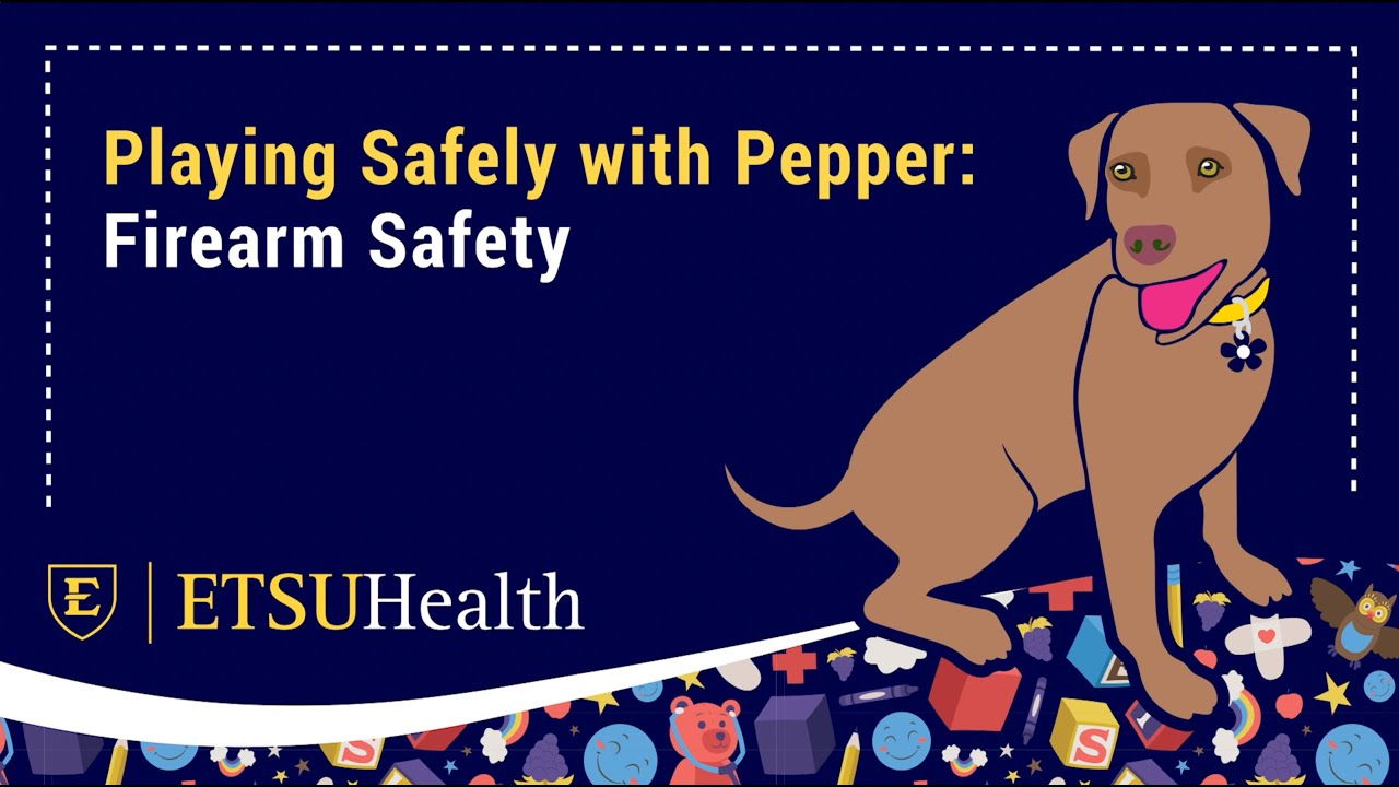 Playing Safely with Pepper: Firearm Safety - YouTube