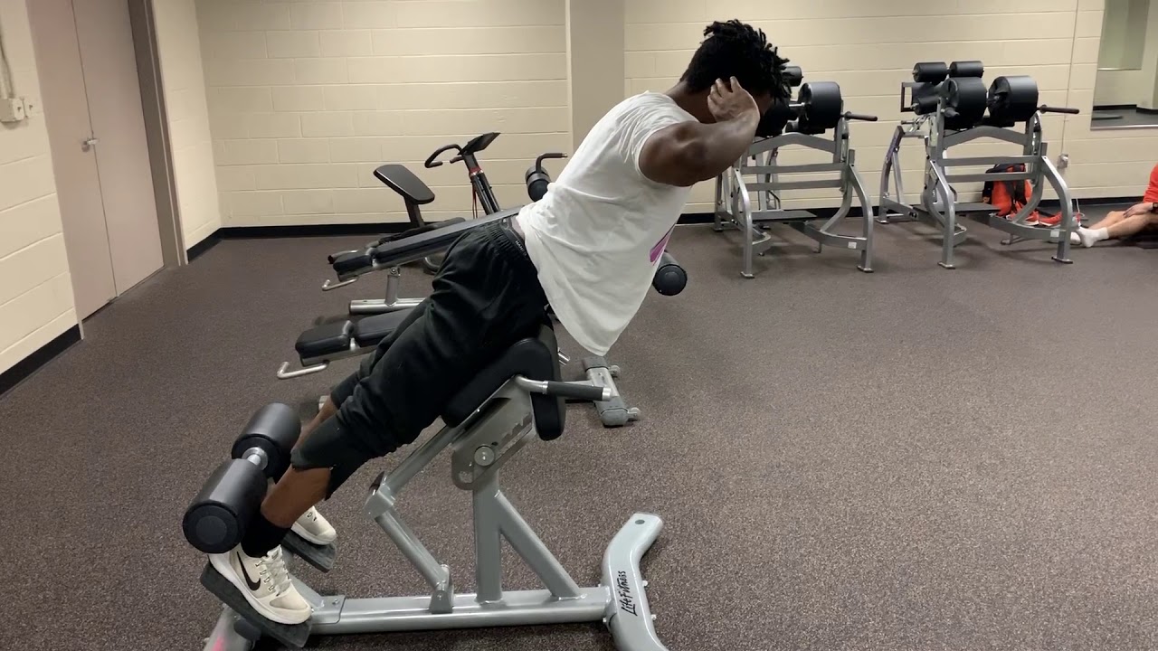 roman chair back extension - YouTube