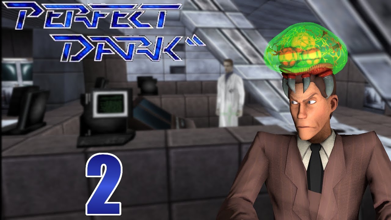 🎮 Let's Play 🎮 Perfect Dark 1964 [Part 2] - Onward, Cleaner Bot! Into ...