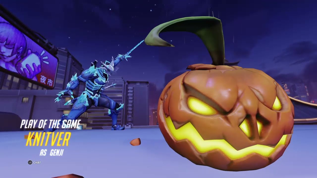 Overwatch - My Genji Ice Wraith 2+2 Kills - YouTube