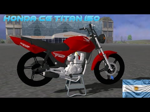 honda cg titan 150 para mxbikes - YouTube
