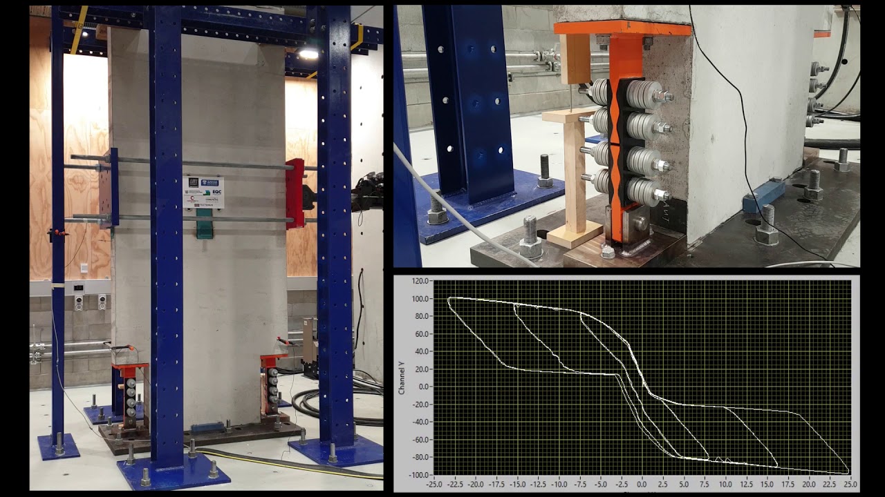 Tectonus Full Scale Shearwall Demonstration test - YouTube
