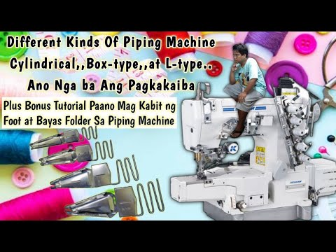 Paano Ikabit Ang Piping Folder at Paano Magpalit ng Foot ng Piping ...