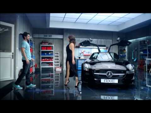 Axe Apollo - Kelly Brook Mercedes SLS AMG - YouTube