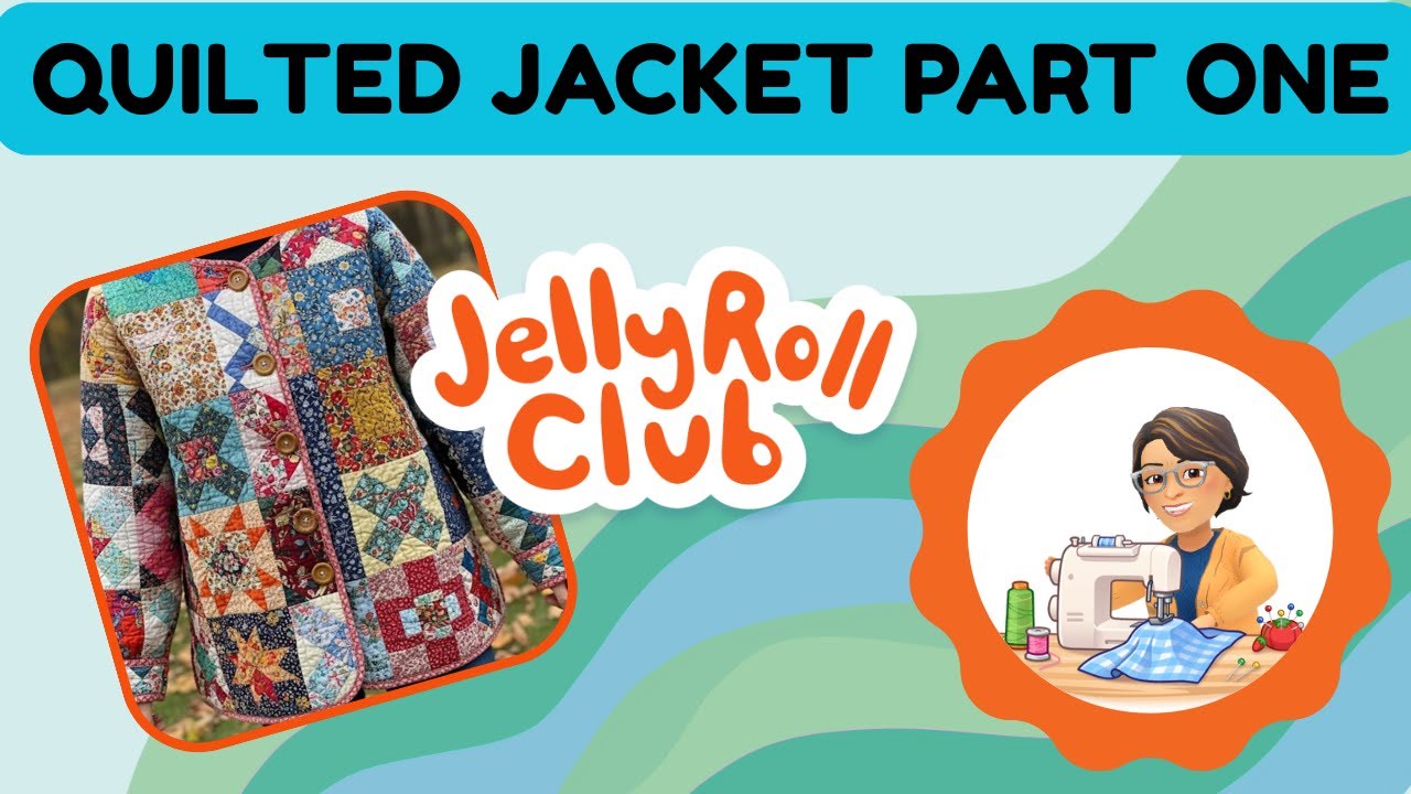 Easy Quilted Jacket: Scrap Buster **Free Video Lesson and Quilt ...
