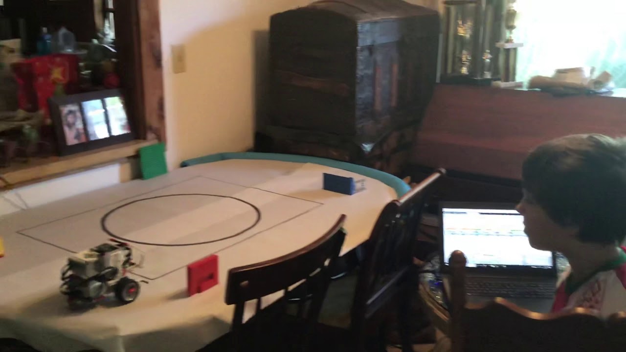 EV3 color sensor try - YouTube