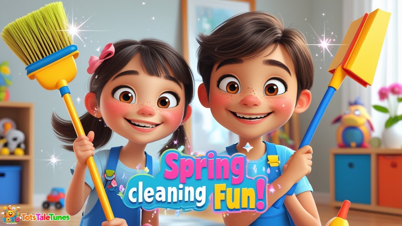 "Spring Cleaning Song 🧹 | Fun Kids' Song About Tidy Up Time!" - YouTube