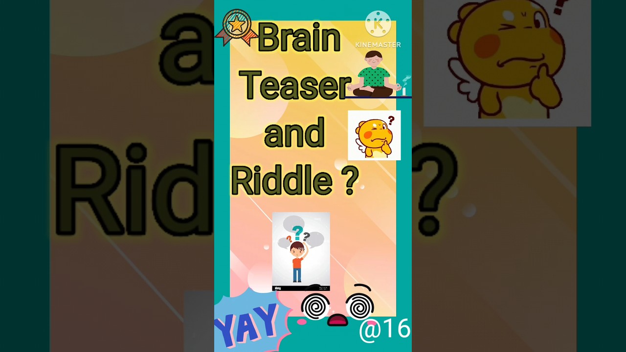 Brain Teaser Riddle Genius Puzzle game. Can you Answer? Challenge # ...