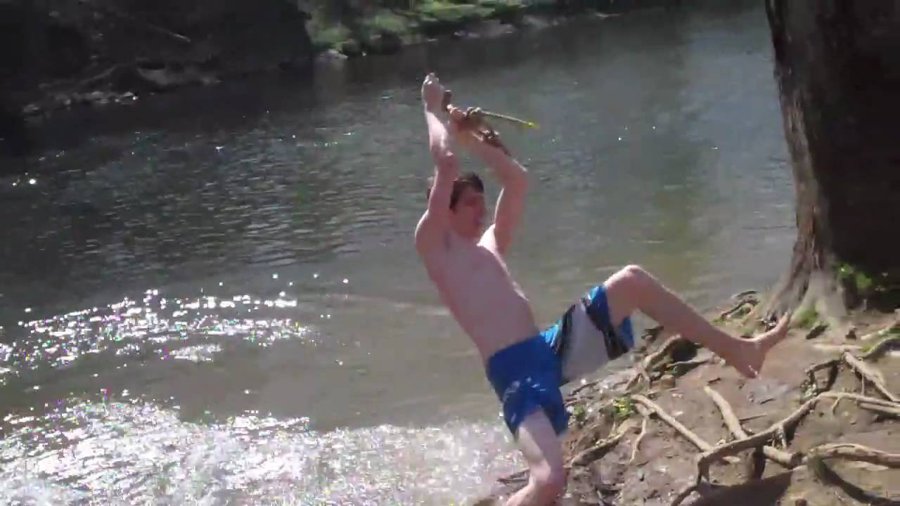 Rope Swing at Brandywine park - YouTube