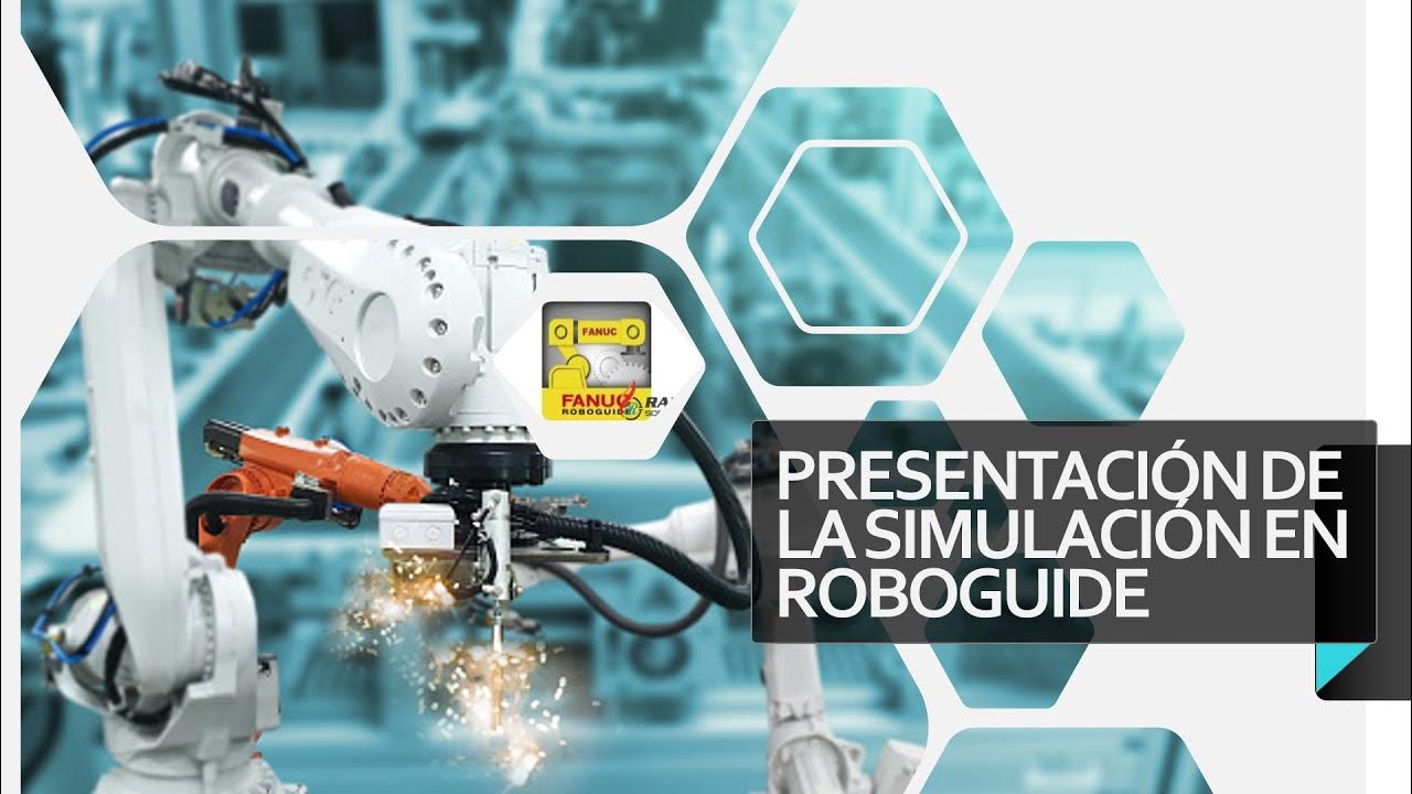 PRACTICA 2 ROBOT - SIMULADOR ROBOGUIDE - YouTube