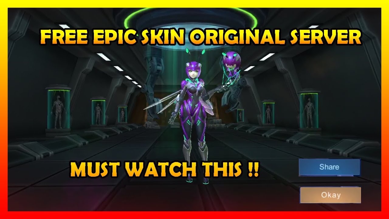 MUST WATCH THIS !! HOW TO FREE EPIC SKIN ANGELA 🔥ORIGINAL SERVER ...