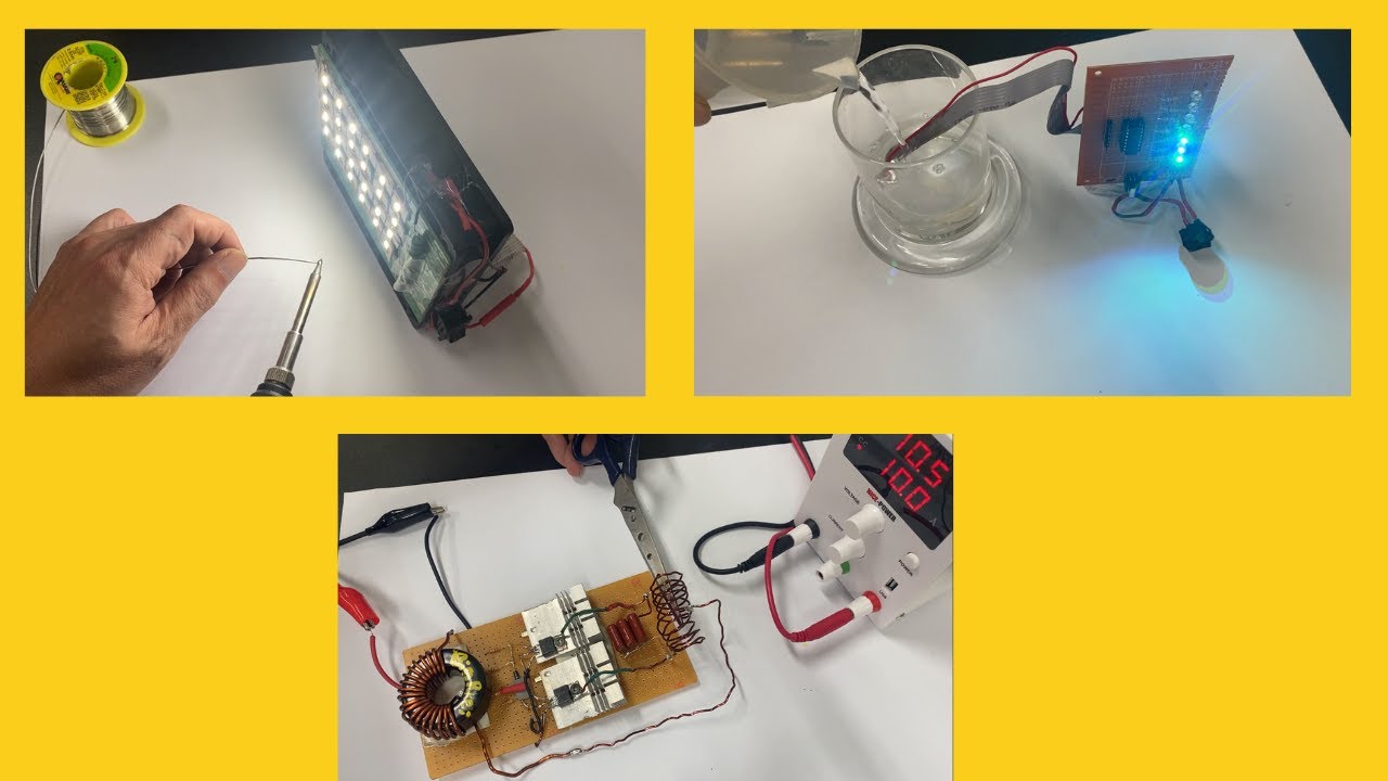 Led lamp, Induction heating,Water level - YouTube