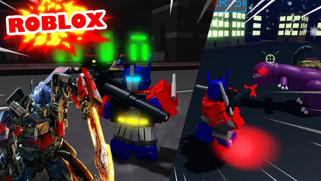 จำลองการเป็น Optimus Prime | Roblox - YouTube