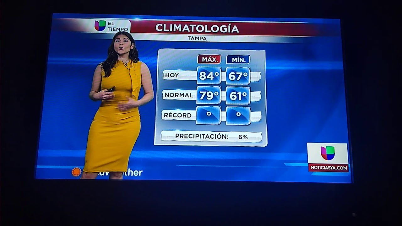 Lucy Rojas Sexy Legs Gold OutFit El Tempo - YouTube