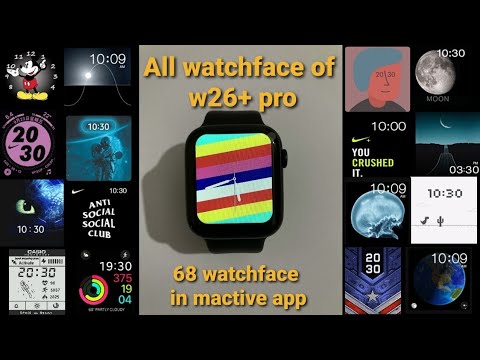 All watchface for W26+pro in Mactive app - Both Digital & Analog are ...