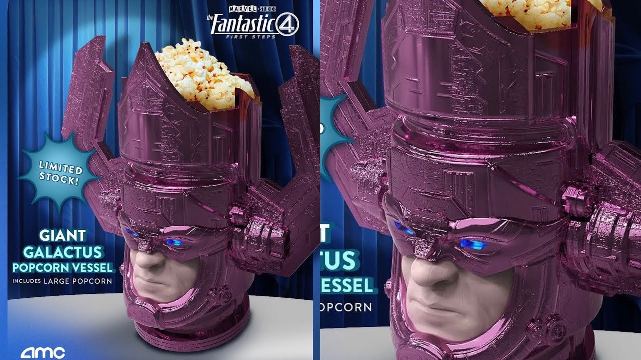 New Fantastic Four Galactus Popcorn Bucket revealed by AMC theatres ...
