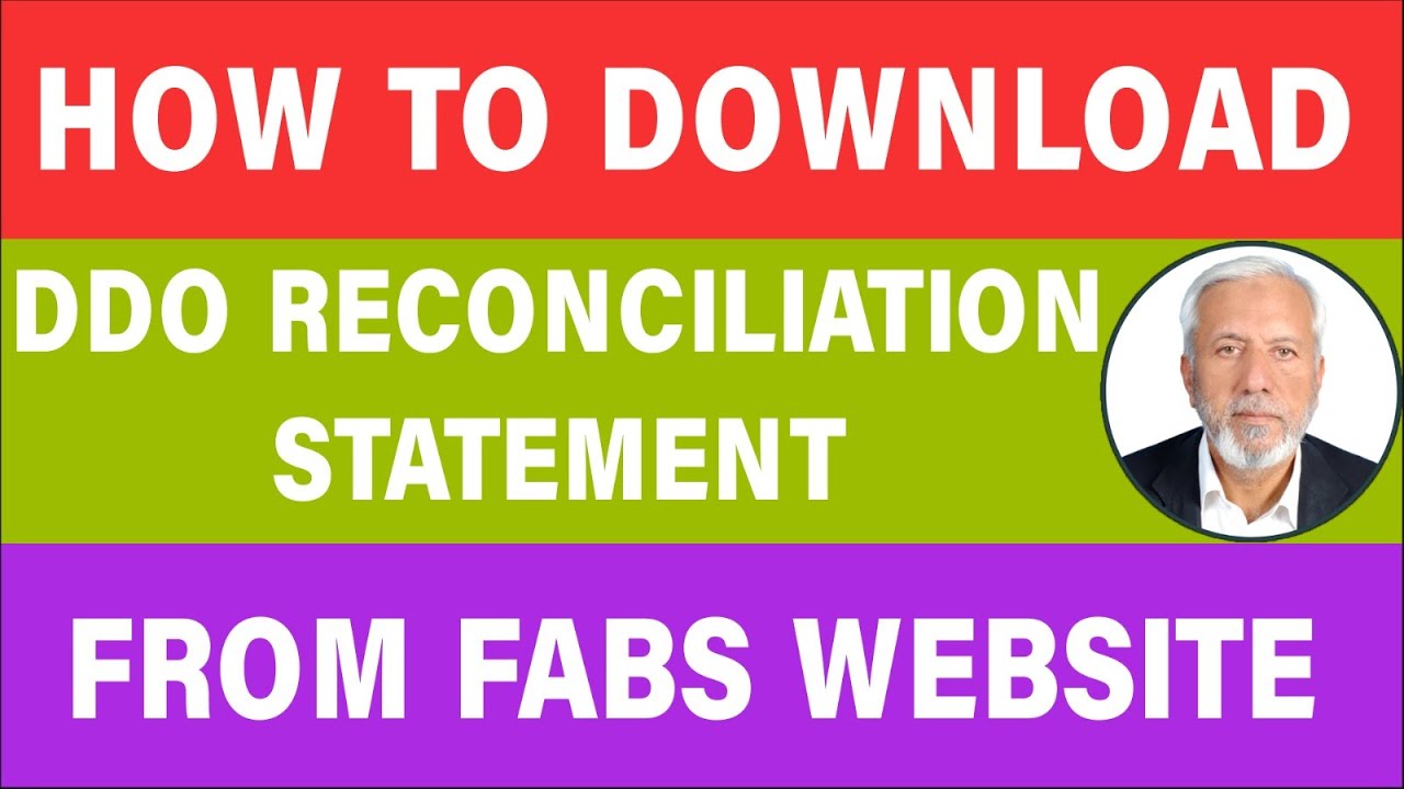 Online DDO Monthly Reconciliation Statement - YouTube