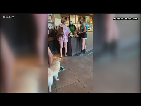 Santee customer berates Starbucks barista when asked to wear a mask