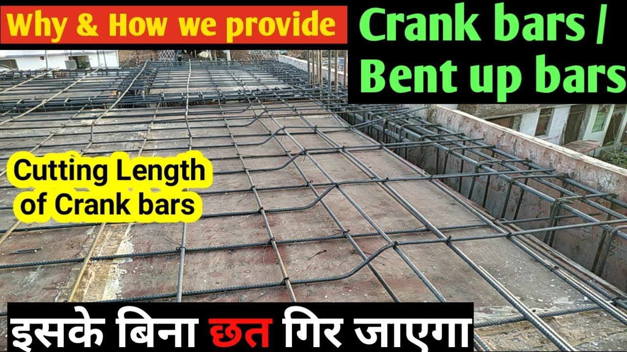 Crank Bars / Bent up Bars in Slab | Why & How we provide it in Slab ...