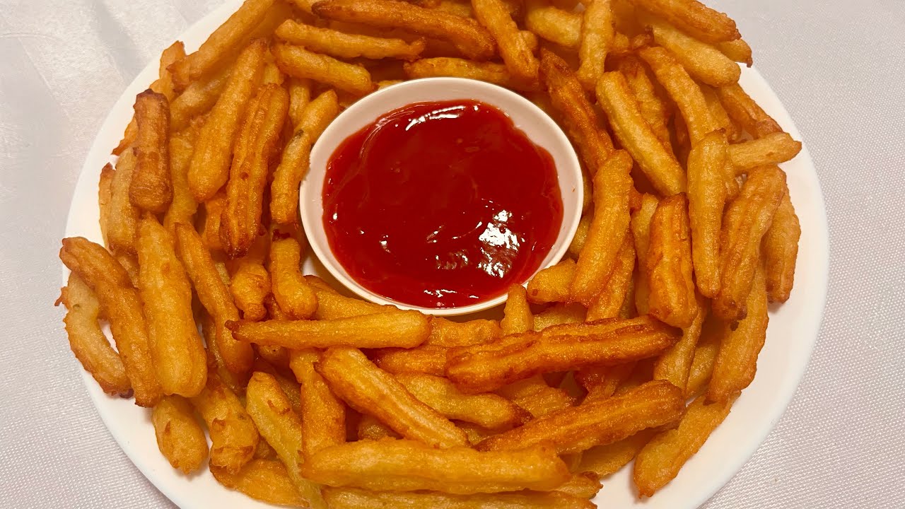Homemade Crispy French Fries - YouTube