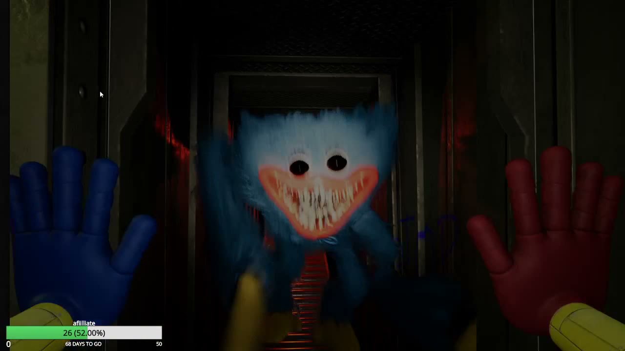 POPPY PLAYTIME - my first time seeing the chase scene - YouTube