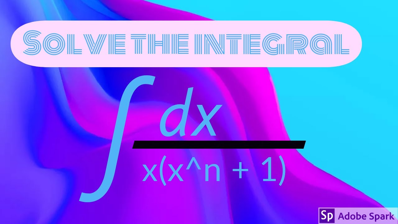 Solve the beautiful integral #integration #integral - YouTube
