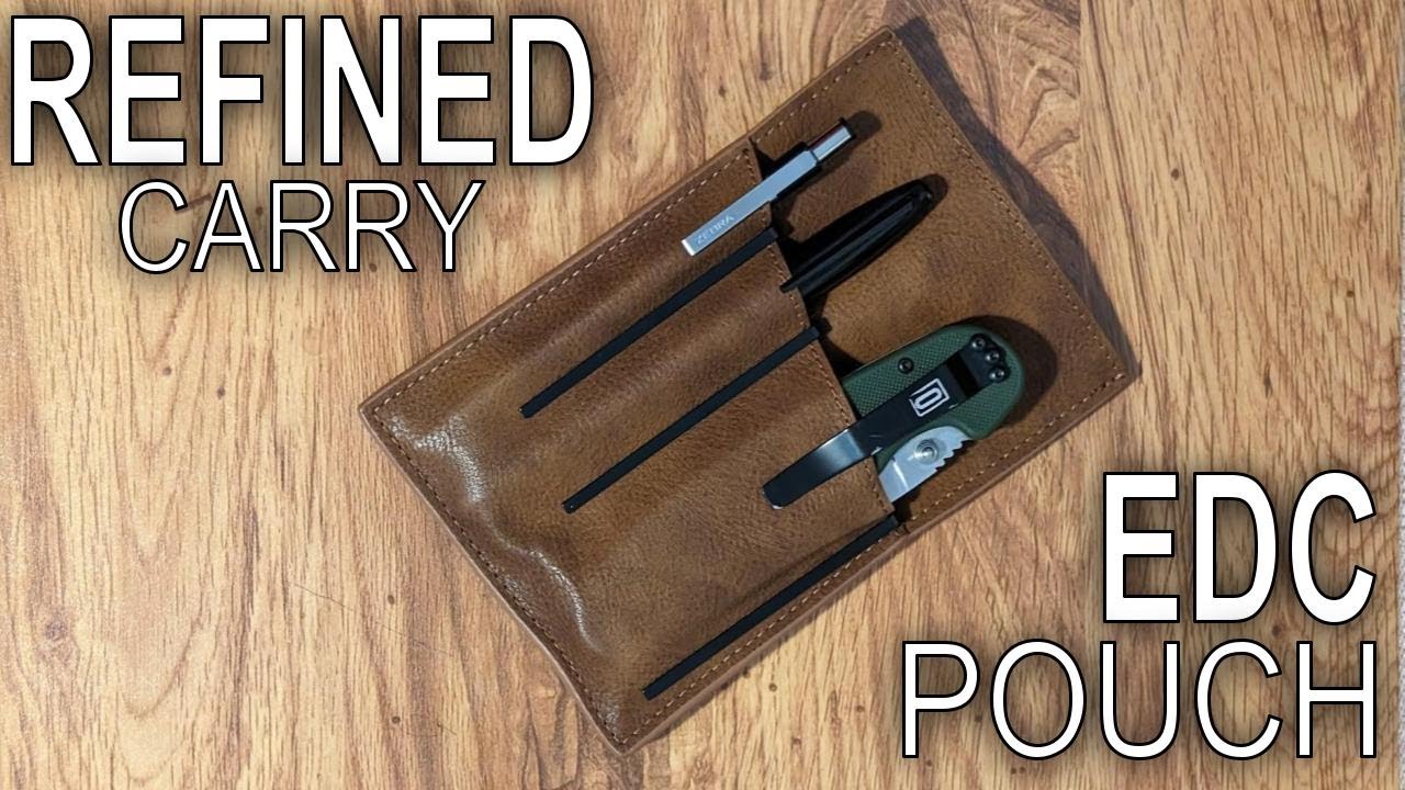 Refined Carry EDC Pouch - A Pocket Organizer That Fits Your EDC - YouTube