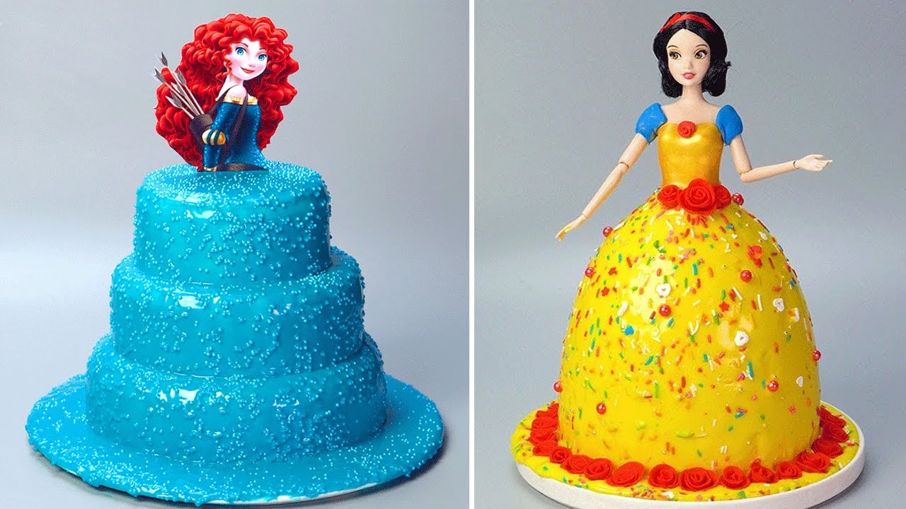 Cutest Princess Cakes Ever | Awesome Birthday Cake Decorating Ideas ...